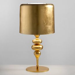 Masiero Tischleuchte Eva TL3+1G 75 cm, gold