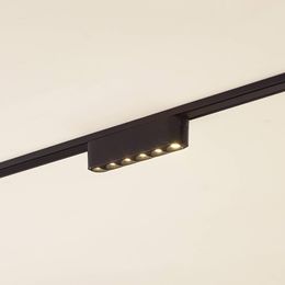 LINDBY LED-Leiste 48V Lumaro, schwarz,6 Points,2,4cm,dimmbar