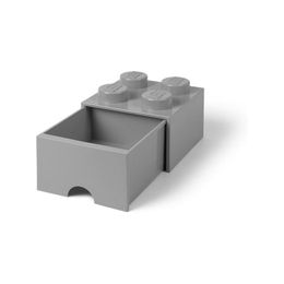 Lego Baustein-Drawer 4 - Grau