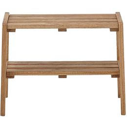 Sitzbank MCA furniture "BANTRY Bank B2-60" Sitzbänke Gr. B/H/T: 60cm x 45cm x 36cm, gleichschenklig, beige (naturfarben, naturfarben) Sitzbank Garderobenbank Holzbank