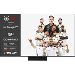 G (A bis G) TCL Mini-LED-Fernseher Fernseher Dolby Vision, Apple TV, Multi-HDR, 144 Hz schwarz