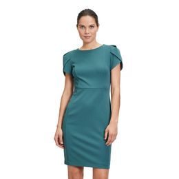 Cocktailkleid Vera Mont "Vera Mont kurzarm" Gr. 46, Normalgrößen, grün (dark emerald) Damen Kleider Nahtführung