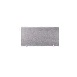 Schreibtisch-Set desktopz Standfuss Farbe: grau, Gr&ouml;&szlig;e: 100x50x2,5cm