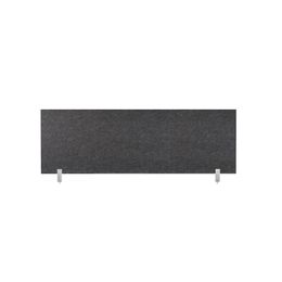 Schreibtisch-Set desktopz Klemme Farbe: anthrazit, Gr&ouml;&szlig;e: 150x50x1cm