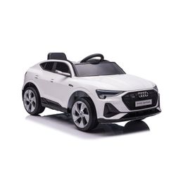 Audi E-Tron Kinder Elekto auto Kinderauto Kinderfahrzeug Kinder Elektroauto wei&szlig;