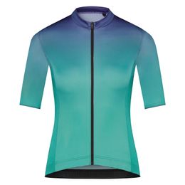 Shimano Woman's ELEGANZA Short Sleeves Jersey, Green