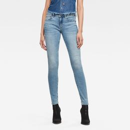 G-Star Raw 3301 Mid Skinny Jeans - Mittelblau - Damen