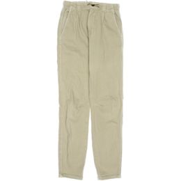 Zara Damen Stoffhose, beige, Gr. 152