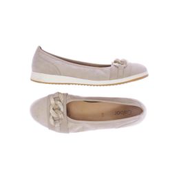 Gabor Damen Ballerinas, beige, Gr. 6.5