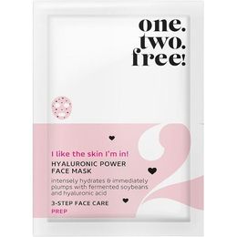 one.two.free! Pflege Gesichtspflege Hyaluronic Power Face Mask