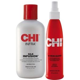 CHI Haarpflege Infra Repair Radiant Shine Duo Silk Infusion Reconstructing Complex 177 ml + 44 Iron Guard 237 ml