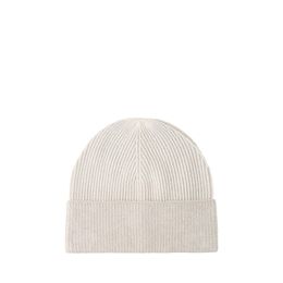 Tom Tailor Damen Geflochtene Beanie, braun, Uni, Gr. ONESIZE