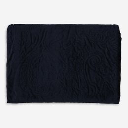 TK Maxx Schwarzblaue Tagesdecke mit Paisley-Muster 180x265cm