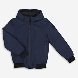 TK Maxx Dunkelblaue Bomberjacke mit Kapuze