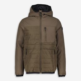 TK Maxx Dunkelgrüne Outdoor-Jacke mit Kapuze