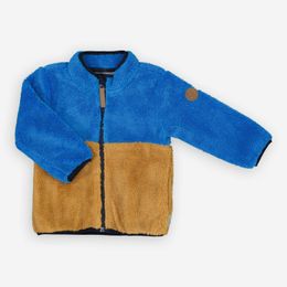 TK Maxx Blau-braunes Jacke aus Fleece