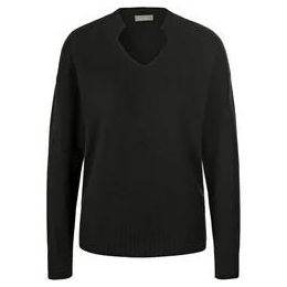 Mendler Pullover aus Schurwolle und Kaschmir include schwarz, 40