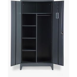 Office24 - Vesuvio Büroschrank 2 Türen 90x40 H180 Metall Aktenschrank mit Schloss