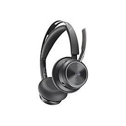 Poly Voyager Focus 2 - Headset - On-Ear - Bluetooth - kabellos, kabelgebunden - aktive Rauschunterdrückung