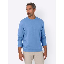 WITT Herren Sweatshirt, himmelblau, Gr&ouml;&szlig;e 52/54