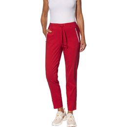 Damen Bengalinhose mit elastischen Bündchen rot, Größe 27