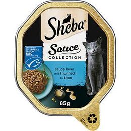 Sheba® Katzen-Nassfutter Sauce Collection mit Thunfisch 22x 85,0 g