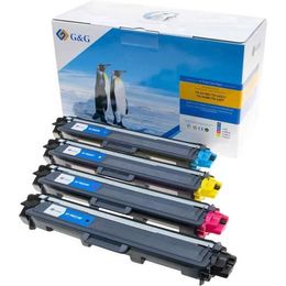 G&G G&G Toner ersetzt Brother TN-241BK, TN-245C, TN-245M, TN-245Y Kompatibel Kombi-Pack Schwarz, Magenta, Cyan, Gelb 2500 Seiten 15016