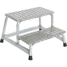 MUNK Günzburger Steigtechnik 50008 Aluminium Treppe Arbeitshöhe (max.): 2.4 m Silber 5.5 kg