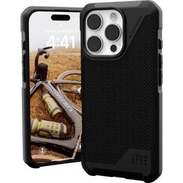 Urban Armor Gear Metropolis LT MagSafe Case Backcover Apple iPhone 16 Pro Kevlar®, Schwarz MagSafe kompatibel