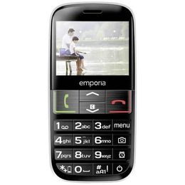 Emporia Euphoria Senioren-Handy mit Ladestation, SOS Taste Schwarz