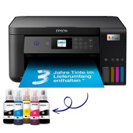 3 Jahre erweiterbare Garantie gratis nach Registrierung* /Jetzt 30€ Cashback sichern!* Epson EcoTank ET-2850 A4-Tintentank-Multifunktionsdrucker