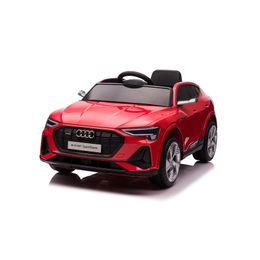 Audi E-Tron Kinder Elekto auto Kinderauto Kinderfahrzeug Kinder Elektroauto Rot