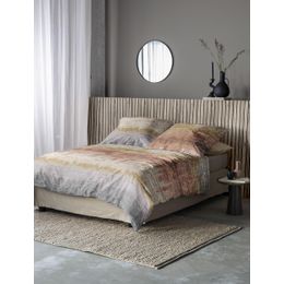 Bettwäsche Irisette "Koala 8546" Gr. B/L: 155cm x 200cm, , Feinbiber, B/L: 80cm x 80cm, rosegold (kupfer) flauschig