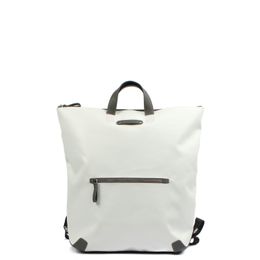 Cityrucksack 7CLOUDS "Shams 7.4" Gr. B/H/T: 31 cm x 39 cm x 11 cm, weiß (white) Rucksäcke mit recyceltem PET