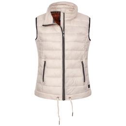 Steppweste LPO "GREENLAND II VEST Women" Gr. 40 (M), beige (sand) Damen Westen zum Wenden