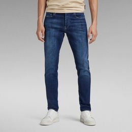 G-Star Raw Slim-fit-Jeans G-STAR "3301 Slim" Gr. 32, Länge 36, blau (blue used) Herren Jeans mit toller Waschung und Elasthan