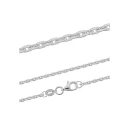 Collierkettchen Firetti "Schmuck Geschenk Silber 925 Halsschmuck Halskette Ankerkette" Halsketten Gr. 50, Silber 925 (Sterlingsilber), Breite: 1,7 mm, silberfarben Damen