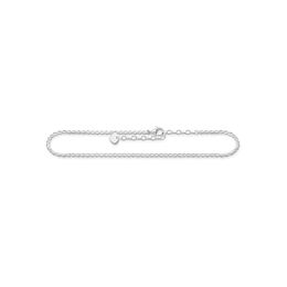 Fußkette Thomas Sabo "AK0035-001-21-L27V" Fußkettchen Gr. 27, Silber 925 (Sterlingsilber), silberfarben