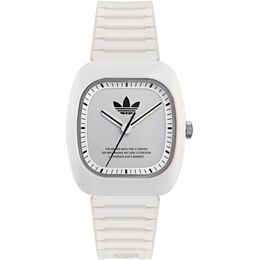 Quarzuhr adidas originals "RETRO WAVE TWO" Armbanduhren weiß Damen Armbanduhr, Damenuhr, Herrenuhr