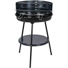 Holzkohlegrill Tepro "Highland" Grills Gr. B/H/T: 52 cm x 81 cm x 52 cm, schwarz (anthrazit, schwarz) BxTxH: 52x52x81 cm