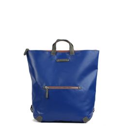 Cityrucksack 7CLOUDS "Shams 7.4" Gr. B/H/T: 31 cm x 39 cm x 11 cm, blau (blue) Rucksäcke mit recyceltem PET