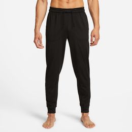 Trainingshose Nike "YOGA DRI-FIT MEN'S JOGGER" Gr. S, N-Gr, schwarz (black/black) Herren Hosen