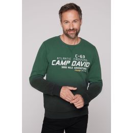 Sweater CAMP DAVID Gr. L, grün Herren Sweatshirts mit Farbverlauf