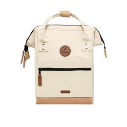 Tagesrucksack CABAIA "Adventurer S Recycled" Gr. B/H/T: 23 cm x 32 cm x 13 cm, beige Rucksäcke Cityrucksack aus recycelten Materialien