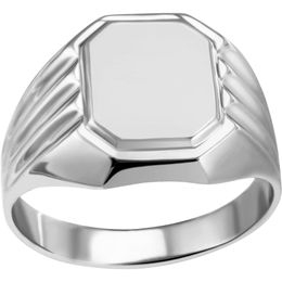 Fingerring Firetti "Schmuck Geschenk Silber 925 Siegelring Silberring Ring" Fingerringe Gr. 64, Silber 925 (Sterlingsilber), 3,5 mm, silberfarben Damen