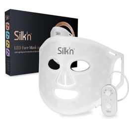 Silk'n Kosmetikbehandlungsgerät SILK'N "LED Face Mask 100" Mikrodermabrasionsgeräte weiß LED Gesichtsmaske mit 4 Lichtfarben