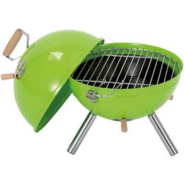 Holzkohlegrill Tepro "Mini-Kugelgrill Crystal" Grills Gr. B/H/T: 32 cm x 45 cm x 32 cm, grün (apfelgrün) ØxH: 32x45 cm