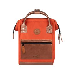 Tagesrucksack CABAIA "Small" Gr. B/H/T: 23 cm x 32 cm x 13 cm, orange (terra) Rucksäcke Cityrucksack mit austauschbaren Vordertaschen