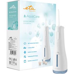 2THETA Zwischenraumreiniger ETA "Aqua Care II ETA470890000" Elektrozahnbürsten blau (weiß, hellblau) Munddusche für Zuhause, 4 Reinigungsmodi, Li-Ionen Akku