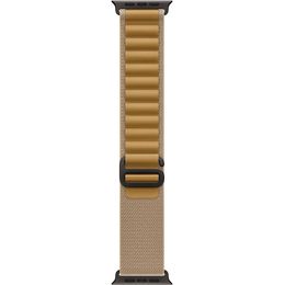 Apple Smartwatch-Armband "Alpine Loop" Uhrenarmbänder Gr. 16,5-21cm, dunkelgrün / titan